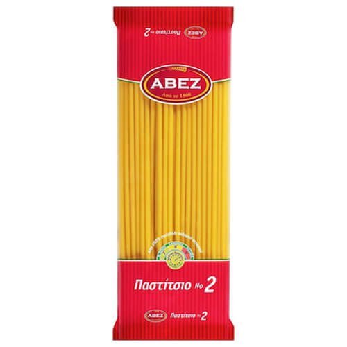 Abez Spaghetti No2 500g - Greek Wholesale