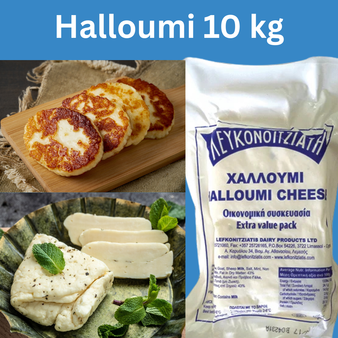Halloumi 10x1 kg Original Cyprus - Greek Wholesale